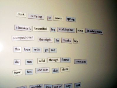 Magnetic Poetry: A Fun Writing Exercise
